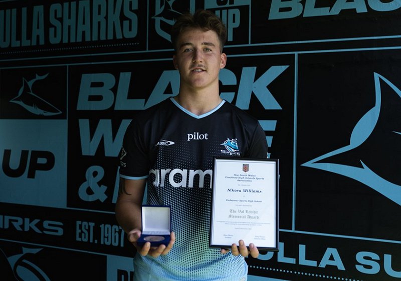 Rising Shark Williams crowned top NSW schoolboy athlete - OurFootyTeam